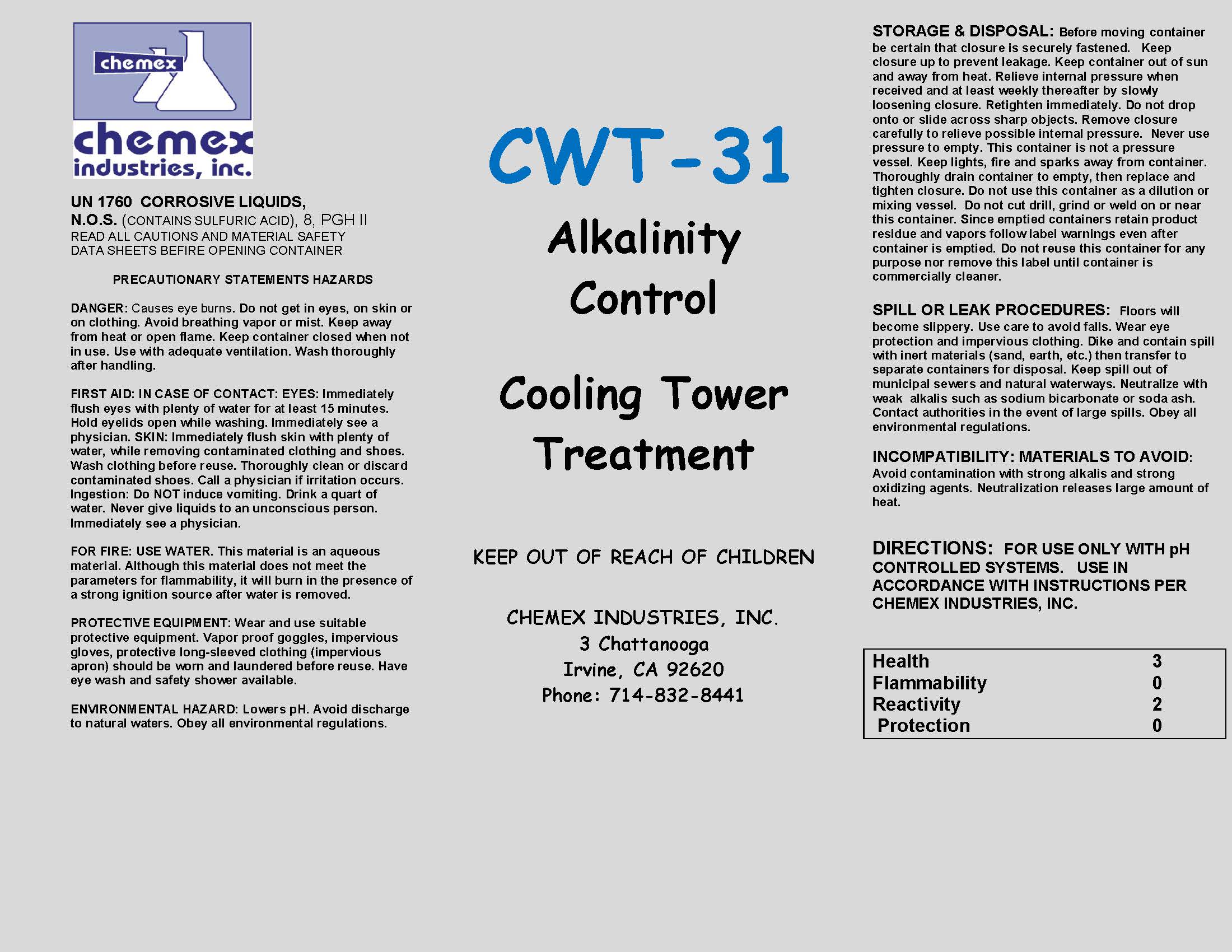 CWT-31 Plus | HVAC Water Treatment